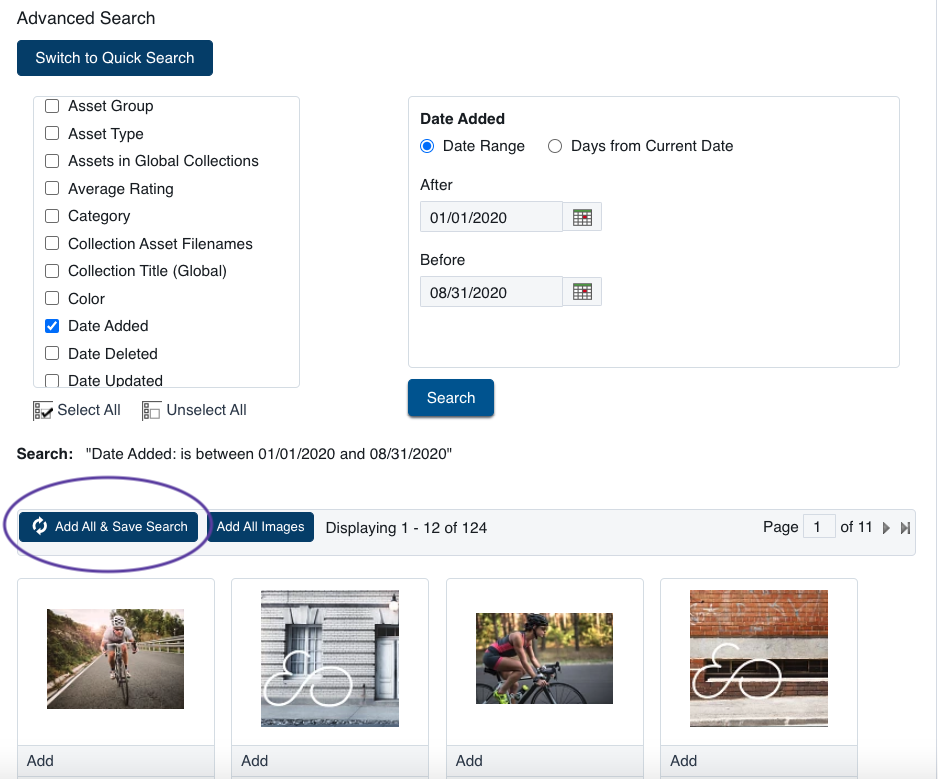How do I set up a Templates saved search?