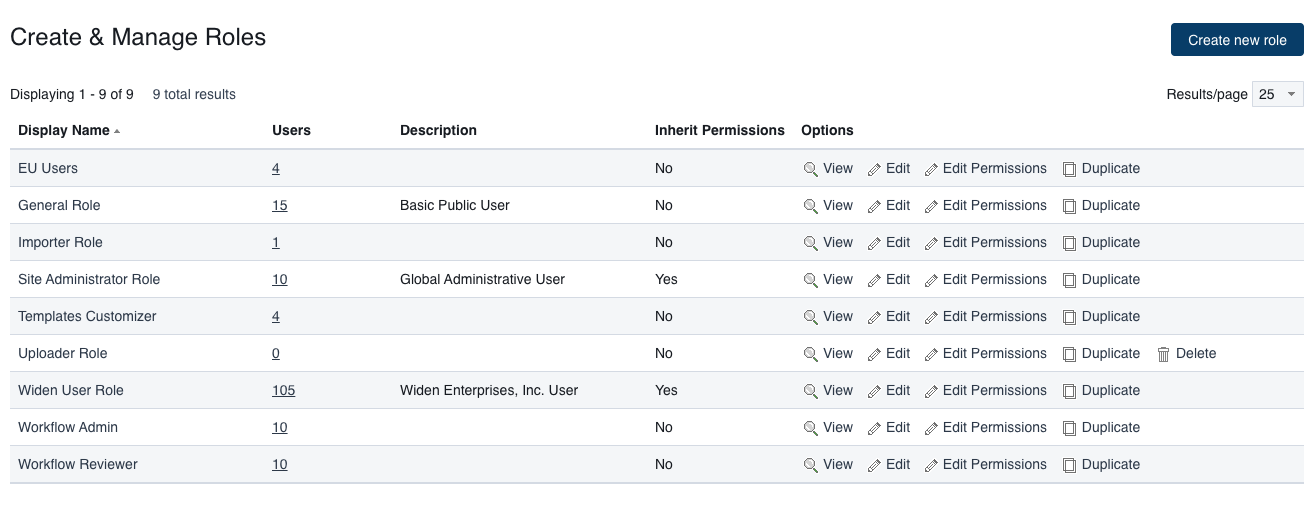 How do I create roles?