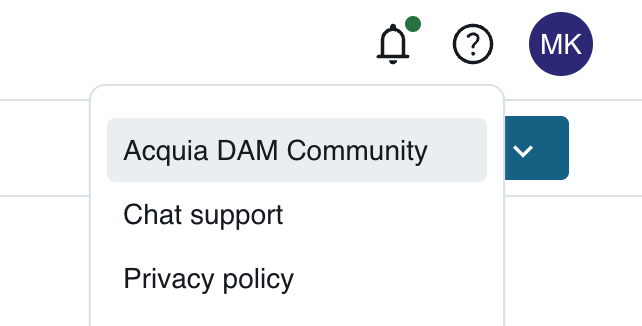 How do I access the Acquia DAM Community?