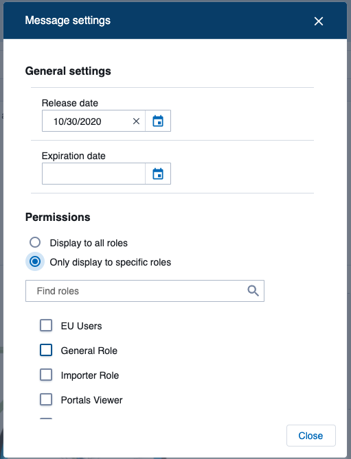 How do I create dashboard messages?
