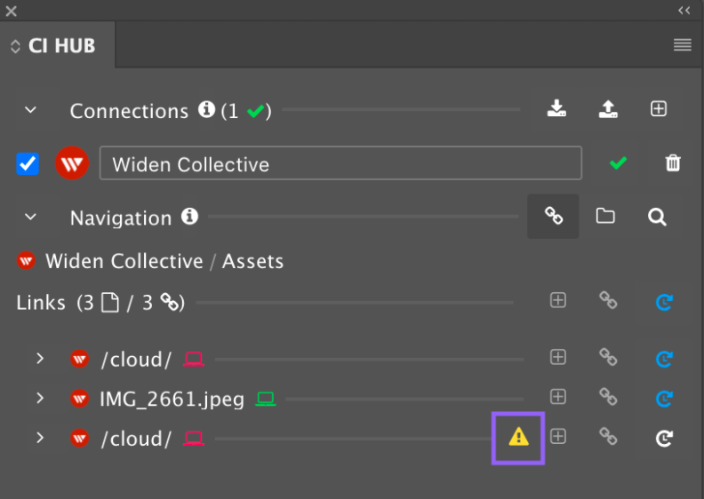 How do I relink InDesign assets that migrated from WebDAM to Acquia DAM ...