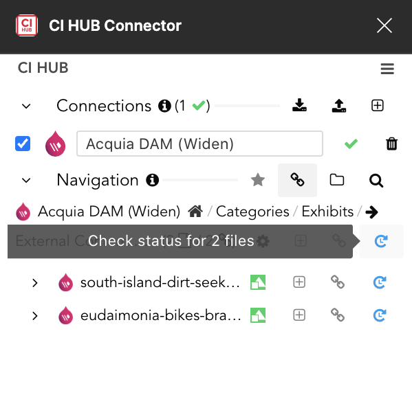 How do I use the CI HUB Connector in Figma and Sketch?
