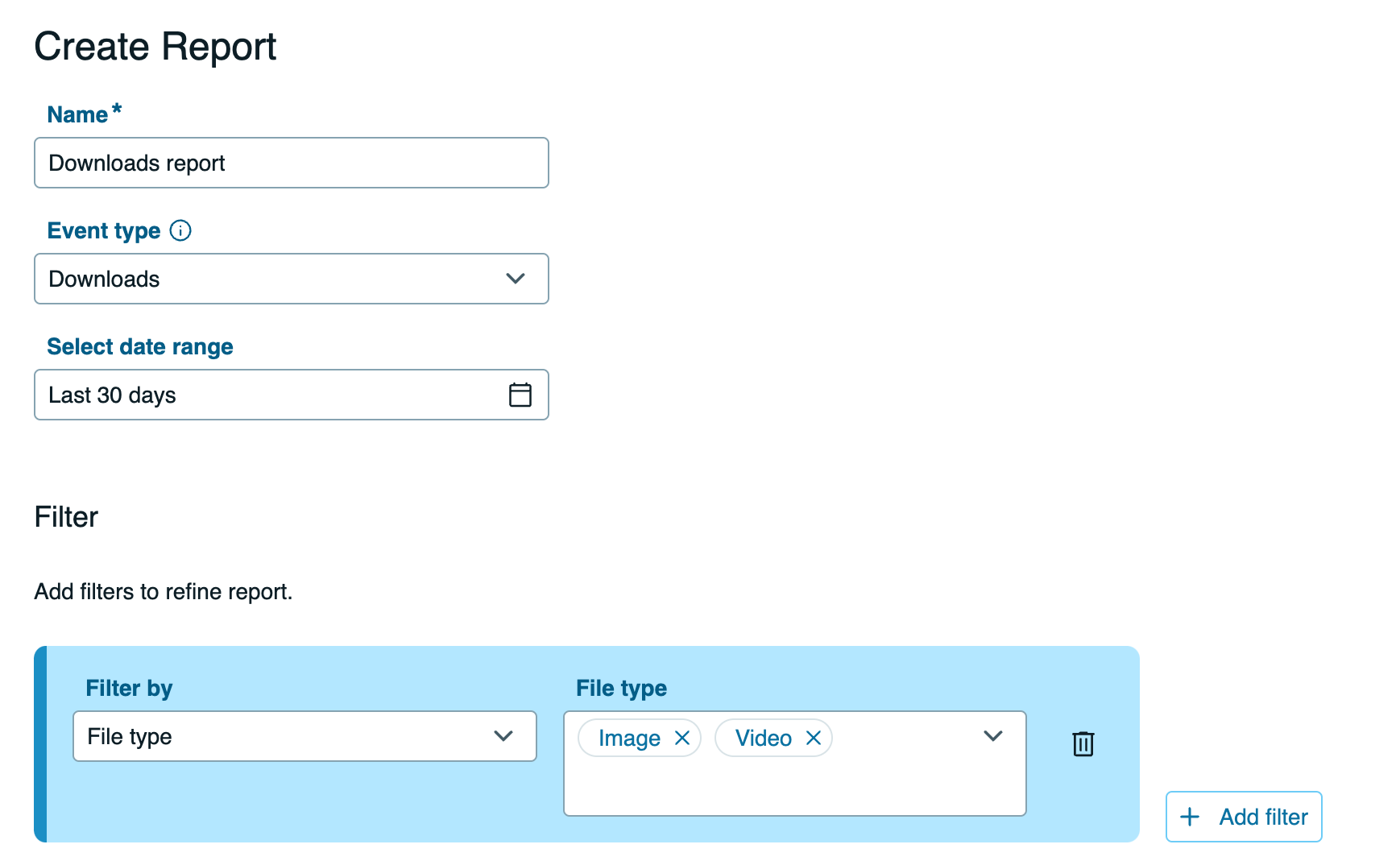 How do I create an Insights report?