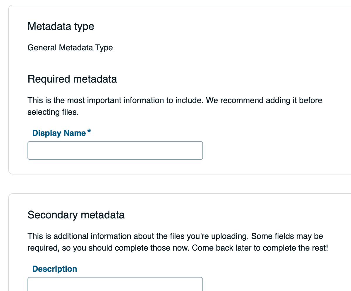 How do I make required metadata fields mandatory for uploads?
