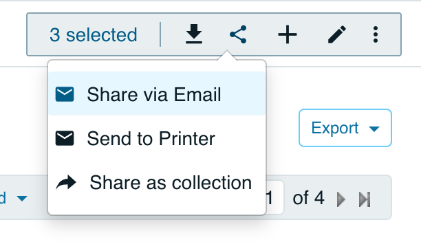 How do I share assets?