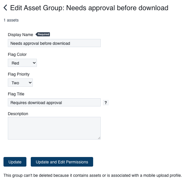 What are asset groups and how do I create them?