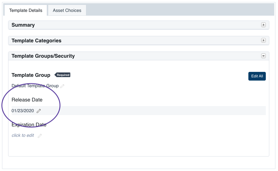 How do I activate a template?