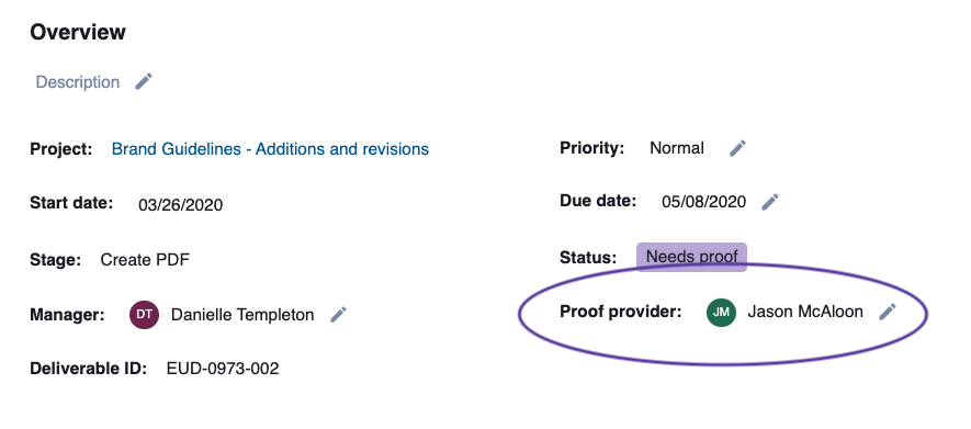 How do I add a proof to a project?