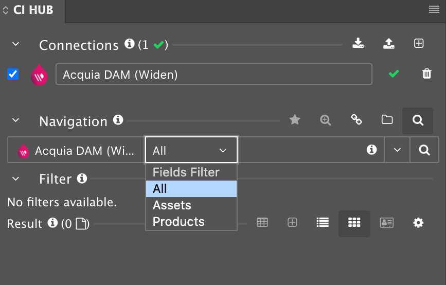 How do I use the CI HUB Connector in Adobe and Office 365?