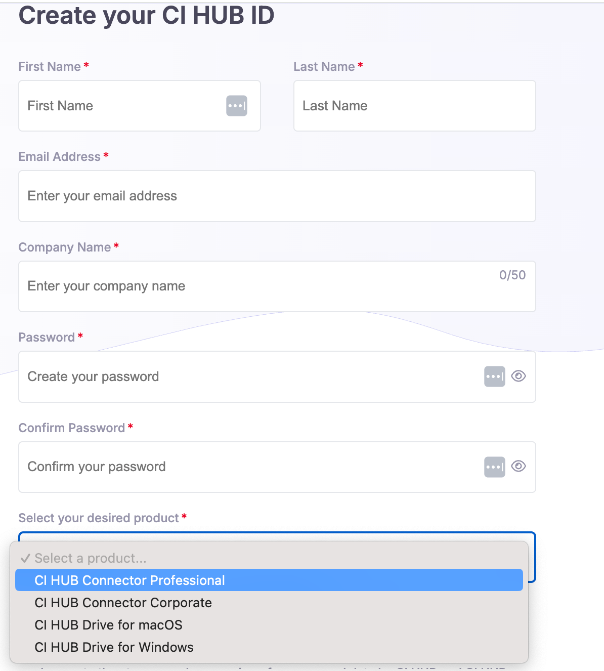 How do I install CI HUB and connect it to Acquia DAM?